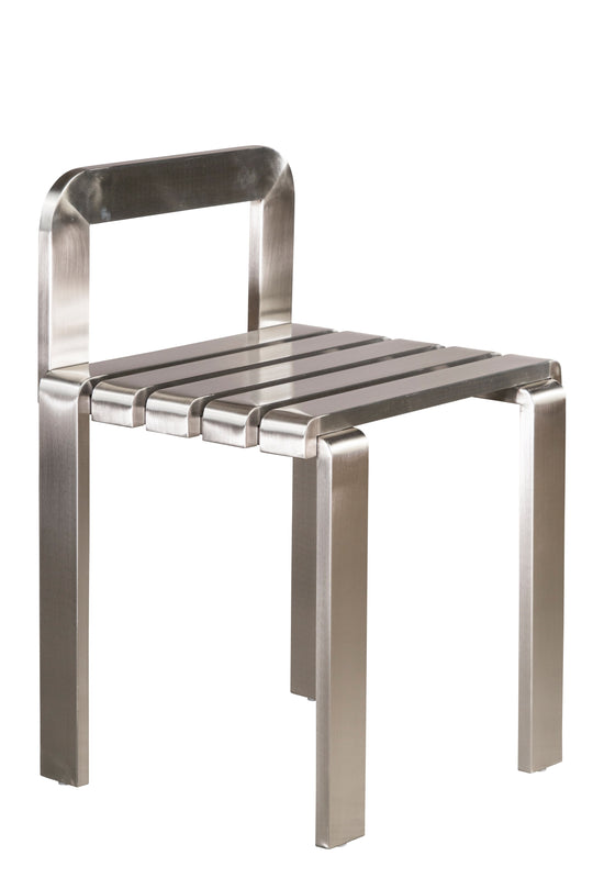 Tara Silver Metal Chair – Statements by J