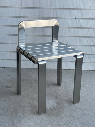 Tara Silver Metal Chair – Statements by J