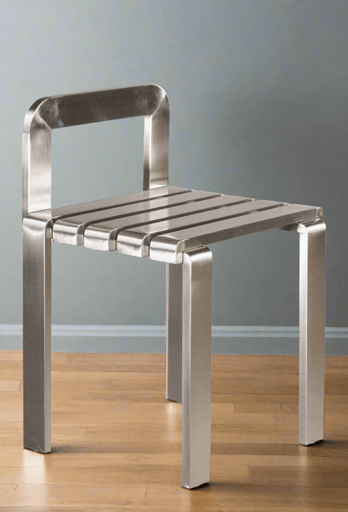 Tara Silver Metal Chair – Statements by J