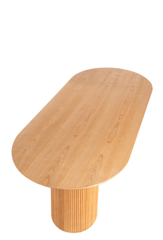 Balmain Fluted Oval Dining Table – Statements by J